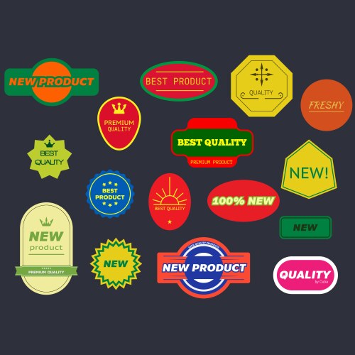 Cool Stickers Vector Images (over 54,000)