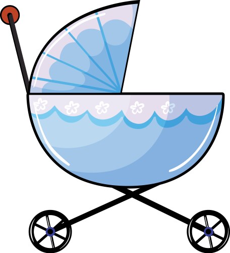 Cartoon Baby Pram Vector Images (over 2,800)