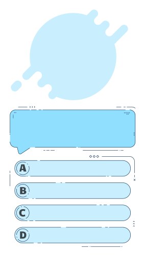 Quiz game background Royalty Free Vector Image