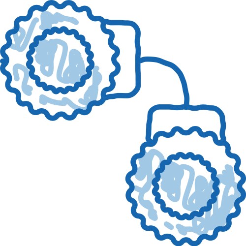 Handcuffs Handcuff Sketch Vector Images Over 290