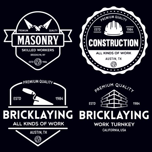 Construction Label - Level & Tool – Royalty-Free Vector | VectorStock
