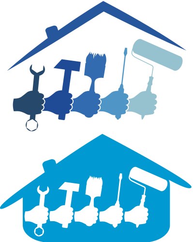 Construction spatula putty knife repair tool Vector Image