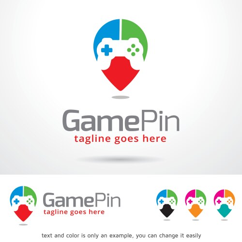 Pro gamer - gaming logo design template bundle Vector Image