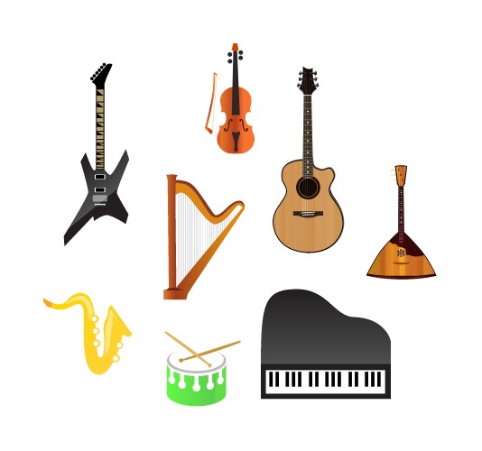 Orchestra musical instrument Royalty Free Vector Image