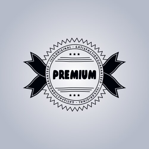 Product label sticker Royalty Free Vector Image
