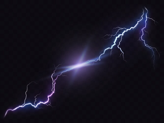 Lightning stock Royalty Free Vector Image - VectorStock