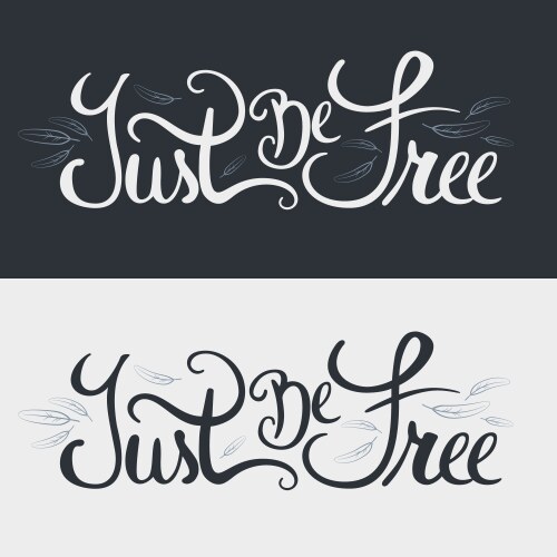 Handdrawn typography poster Royalty Free Vector Image