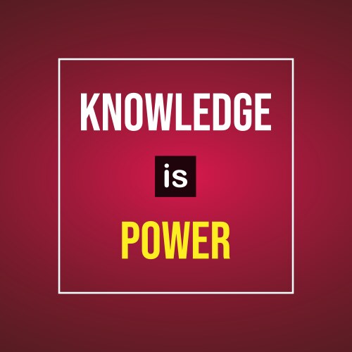 Knowledge Power Quote Vector Images (over 120)