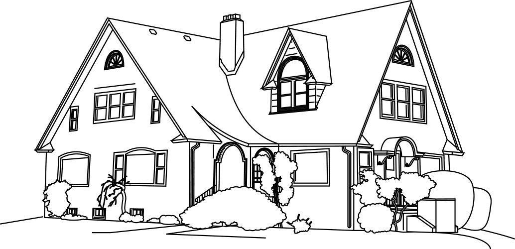 House Drawing Vector Images (over 130,000)