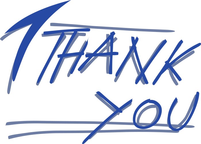 Thank You Hand Writing Vector Images (over 490)