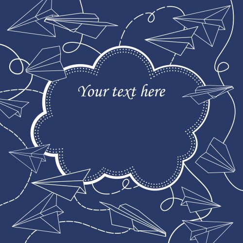 Paper Airplane Border Vector Images (over 410)