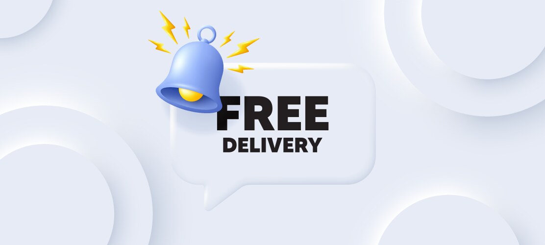 Free delivery tag shipping and cargo service Vector Image