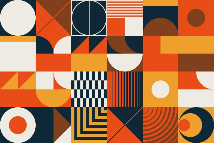 Abstract geo art pattern composition Royalty Free Vector Abstract geo art pattern composition Royalty Free Vector
