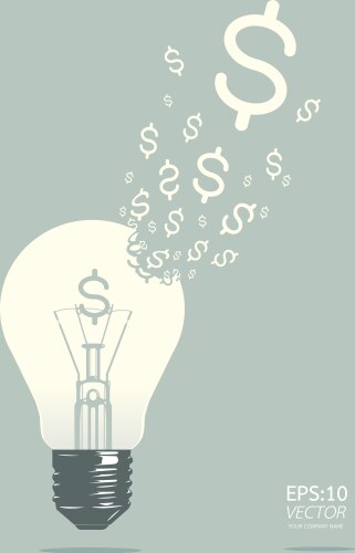 Open book infographic innovation idea light bulb Vector Image