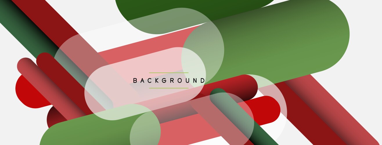 Overlapping round shapes and lines background Vector Image