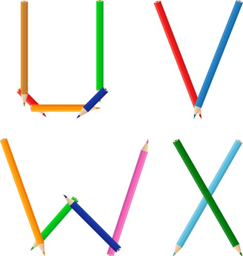 Colored pencils Royalty Free Vector Image - VectorStock