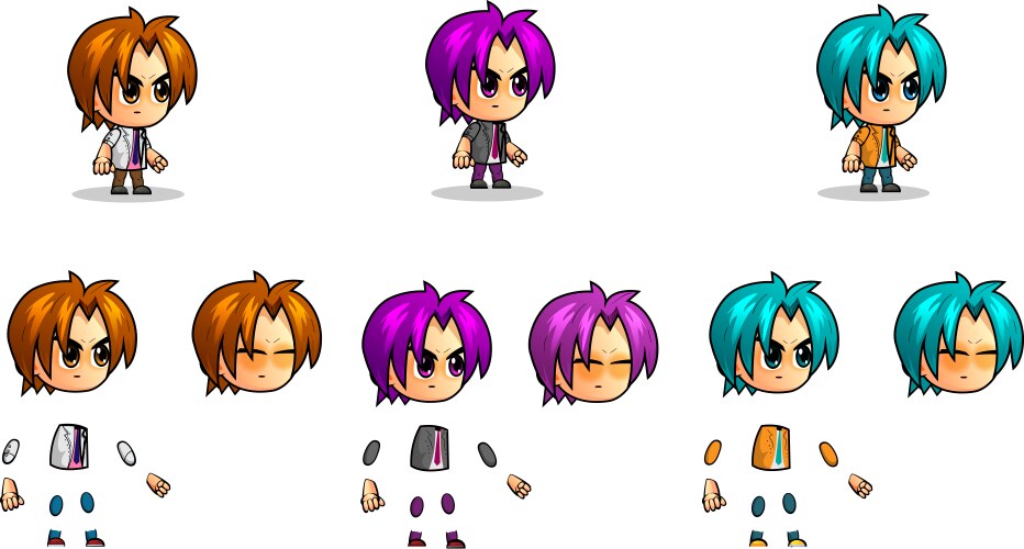 Character Kit Vector Images (over 15,000)