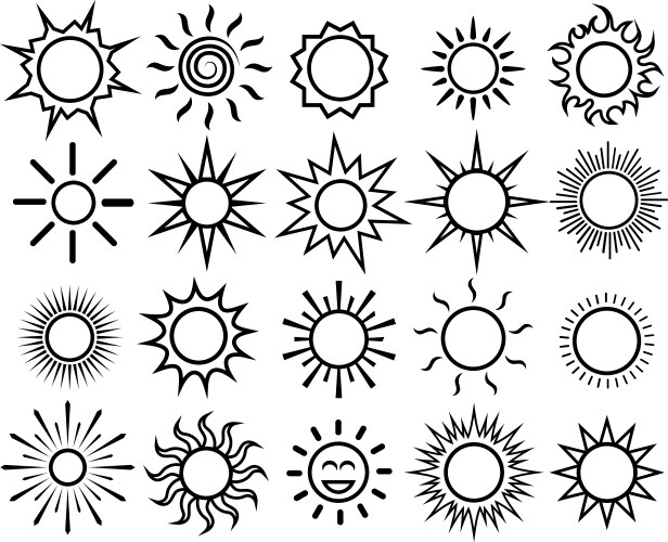 Sun Outline Vector Images (over 100,000)