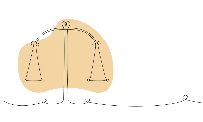 Libra zodiac sign Royalty Free Vector Image - VectorStock