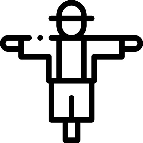 Agronomy icon thin linear style design isolated Vector Image