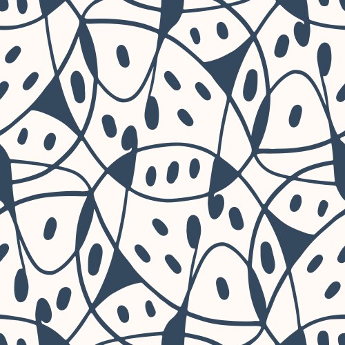 Seamless pattern with a simple abstract drawing Vector Image