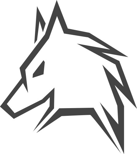 Wolf head icon Royalty Free Vector Image - VectorStock
