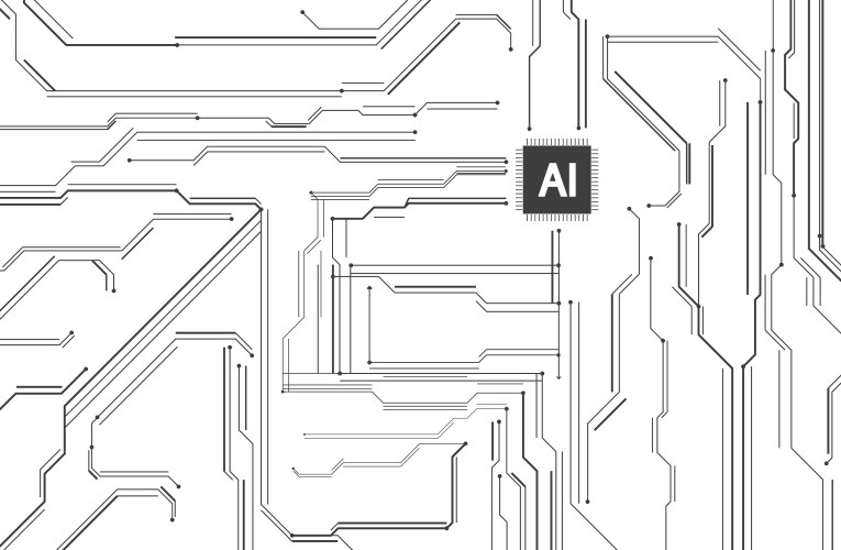 Artificial intelligence Royalty Free Vector Image