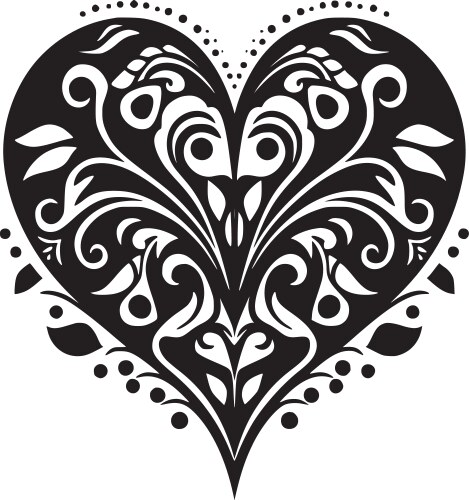 Heart-shape Royalty Free Vector Image - VectorStock