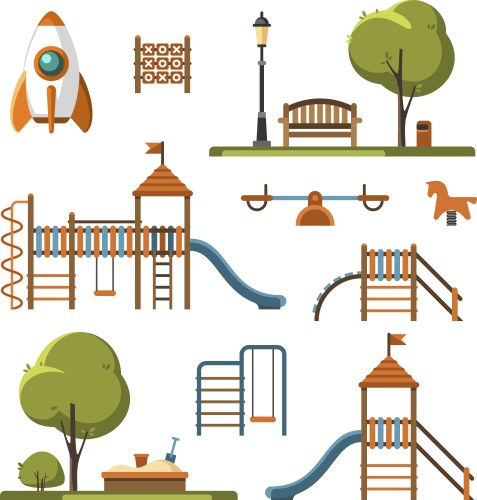 Kids Playground Vector Images (over 30,000)