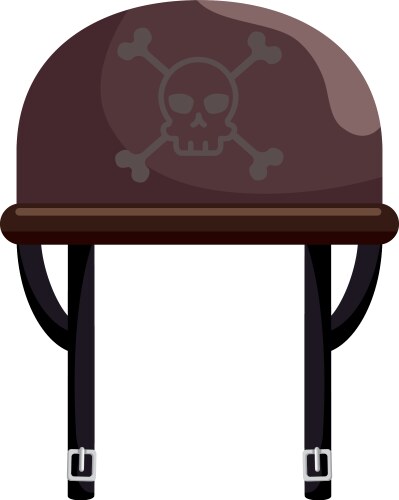 Motorcycle helmet classic icon Royalty Free Vector Image