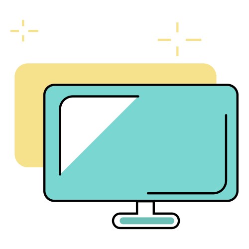 Desktop Outline Vector Images (over 32,000)