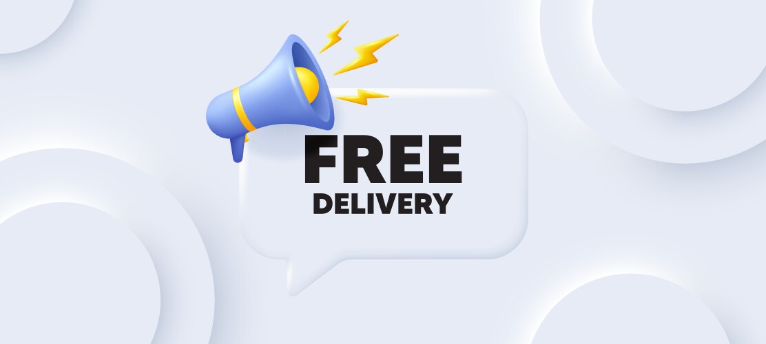Free delivery tag shipping and cargo service Vector Image