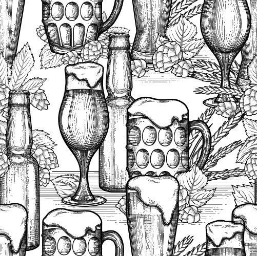 Beer Pattern Vector Images (over 17,000)