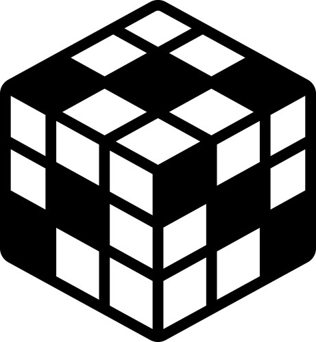 Rubik cube logo Vector Images & Graphics for Commercial Use | VectorStock