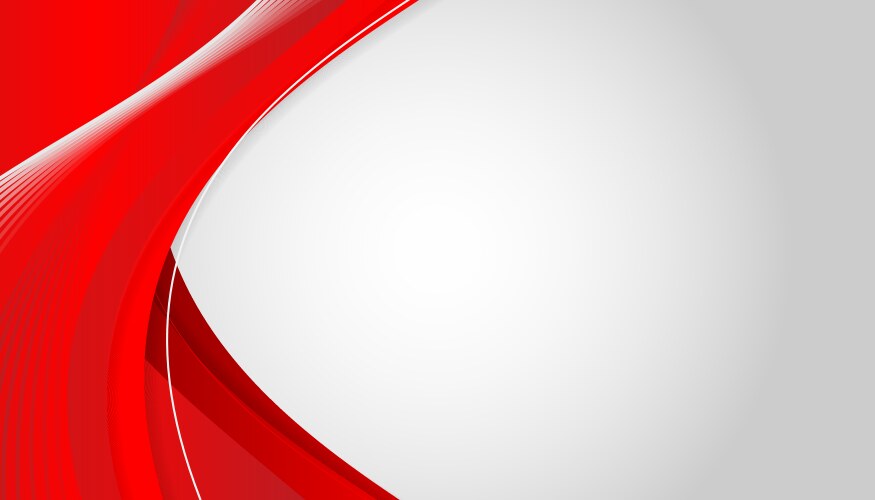 Red white modern abstract background design Vector Image