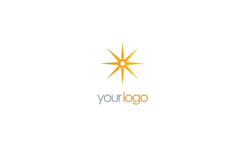 Star brand logo template design Royalty Free Vector Image