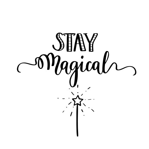 Motivation poster stay awesome Royalty Free Vector Image