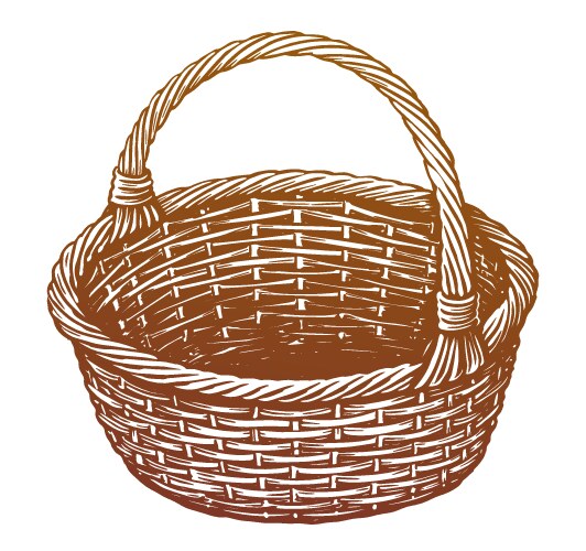 Empty Easter Basket Vector Images (over 1,300)
