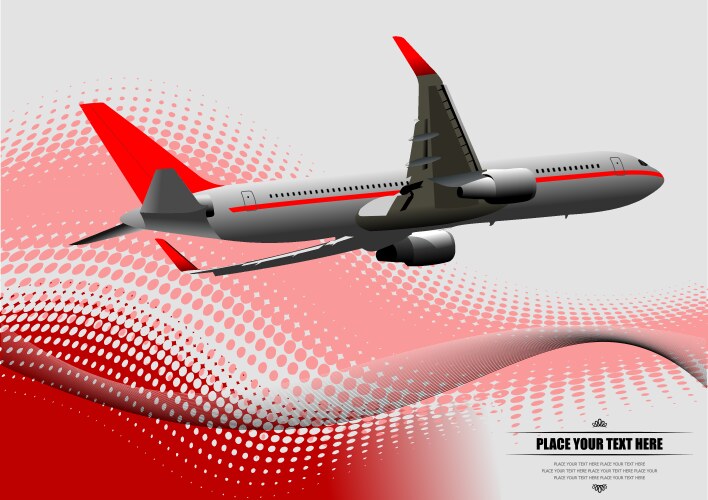 Plane background Royalty Free Vector Image - VectorStock