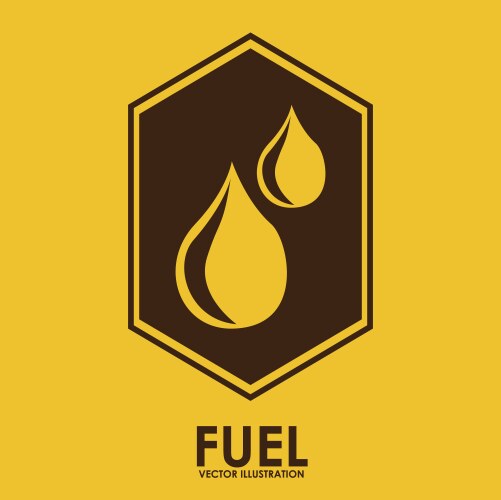 Drop of fuel Royalty Free Vector Image - VectorStock