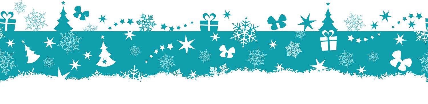 Seamless christmas borders Royalty Free Vector Image