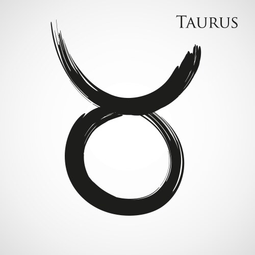 Constellation taurus zodiac sign Royalty Free Vector Image