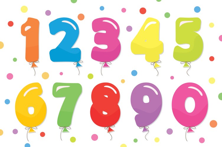 Balloon colorful font letters from a to z Vector Image