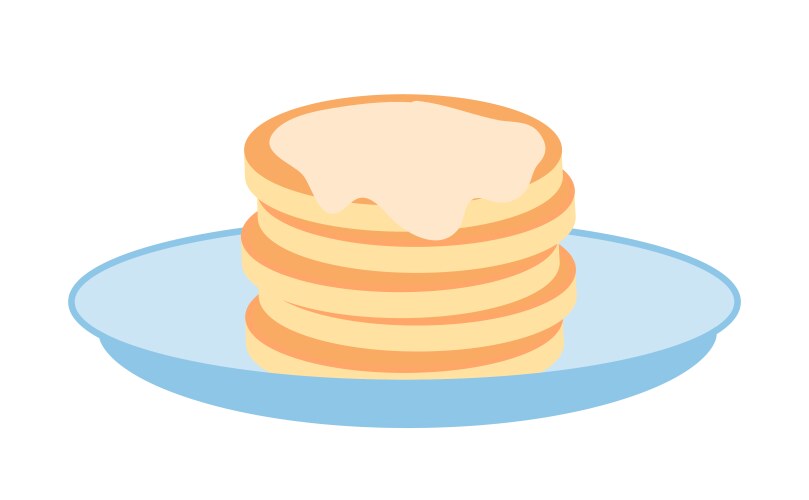 Pancake Cartoon Vector Images (over 5,900)