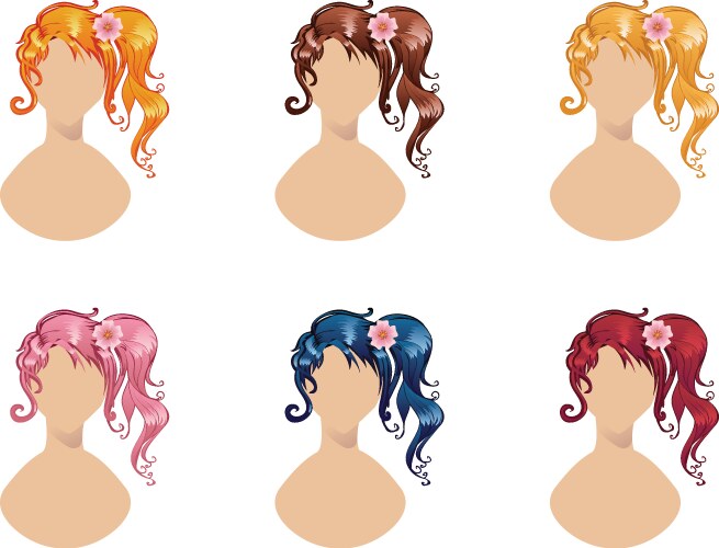 Ponytail Vector Images (over 5,000)