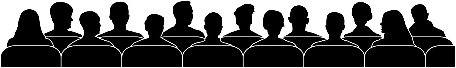 Audience public auditory classroom crowd Vector Image