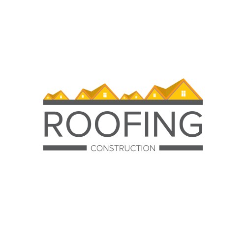 Roofing construction logo design template – Royalty-Free Vector ...