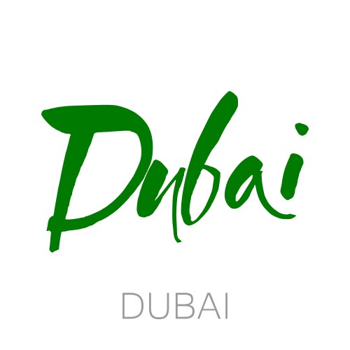 Dubai Word Calligraphy Vector Images (94)