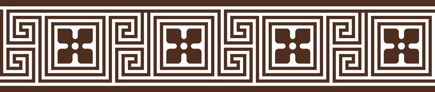 Greek key seamless border pattern Royalty Free Vector Image