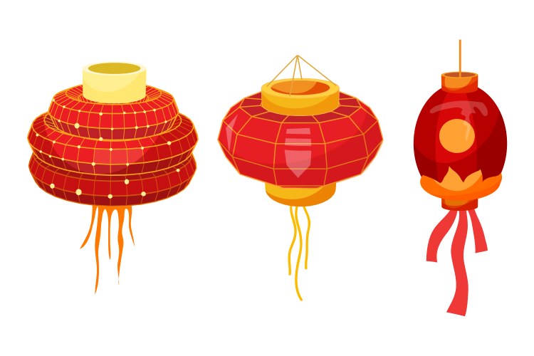 Asian lantern chinese japanese korean festival Vector Image